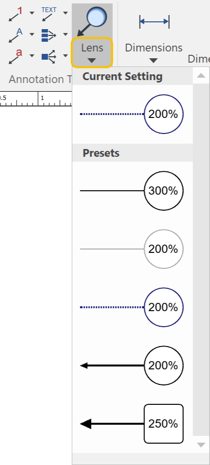 Adding Lens Annotations